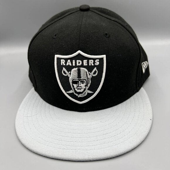 New Era | Accessories | Las Vegas Raiders Hat Men 7 34 Black Gray ...